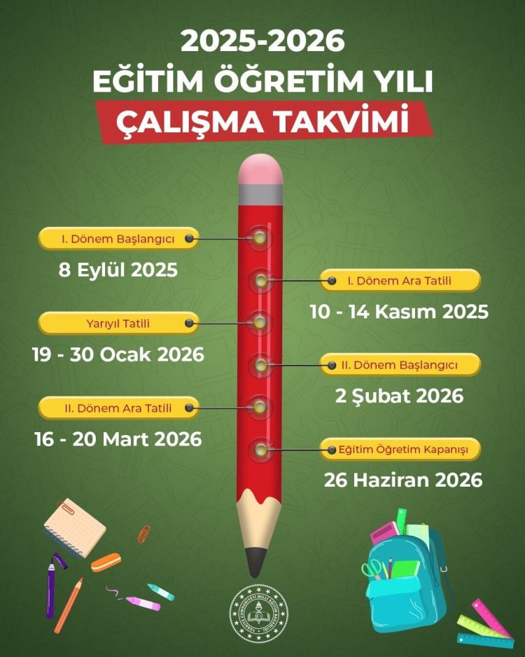 MEB 2025-2026 Takvimi: Okullar Ne Zaman Açılacak? - ÜniversiteGO